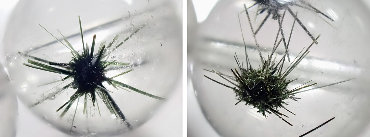 Hedenbergite in Quartz