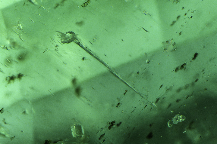 Nail-Head Spicule in a Russian Emerald